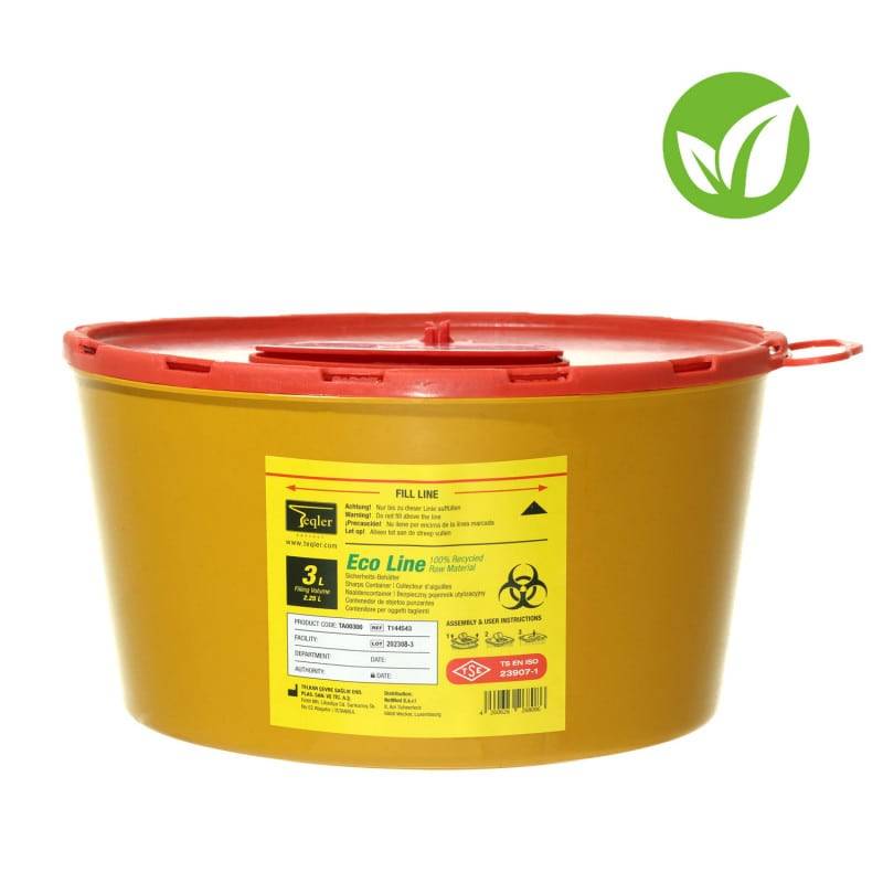 3 Litre Eco Line Sharps Bin – UKMEDI