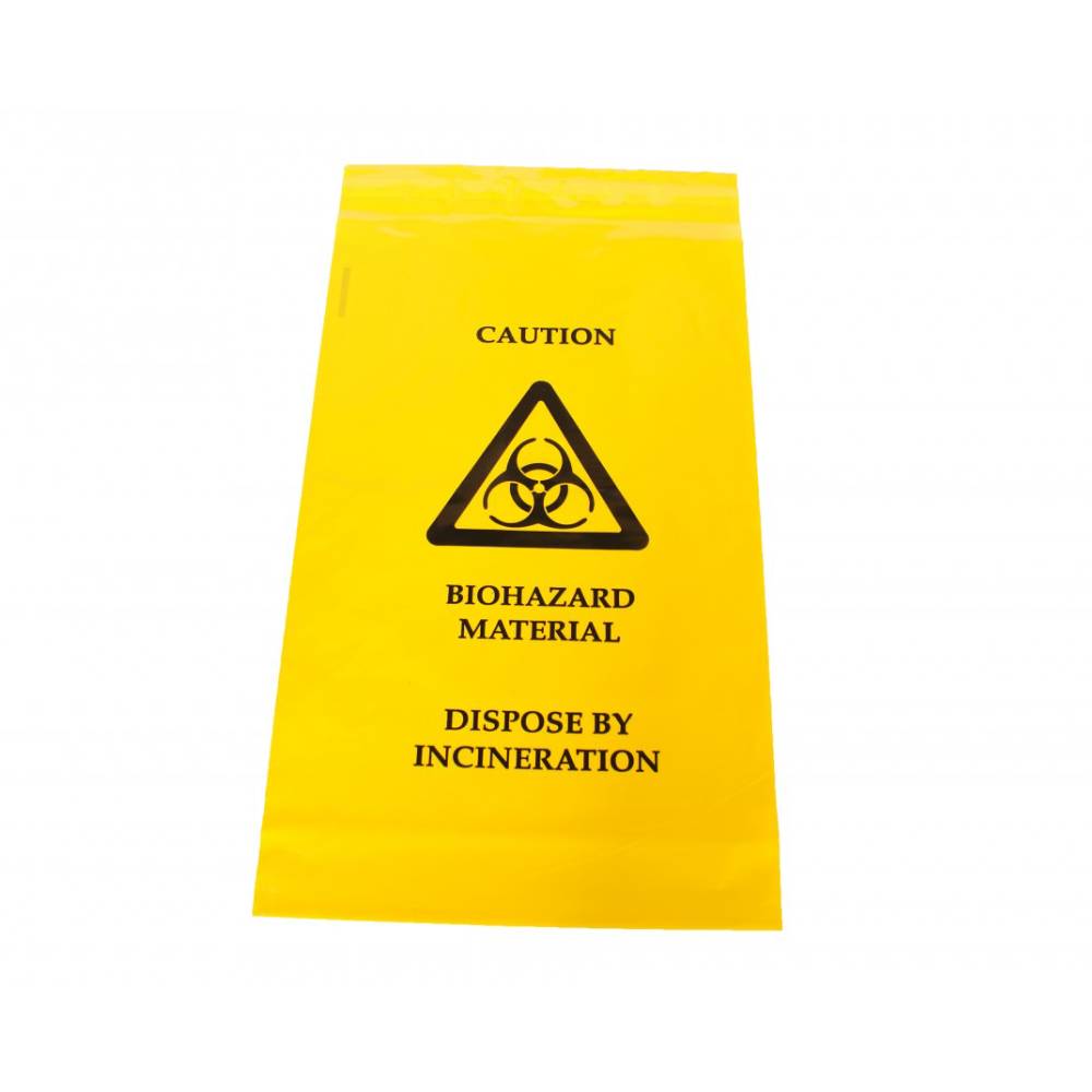 20cm x 30cm Bio Hazard Bags Pack of 50 | UKMEDI