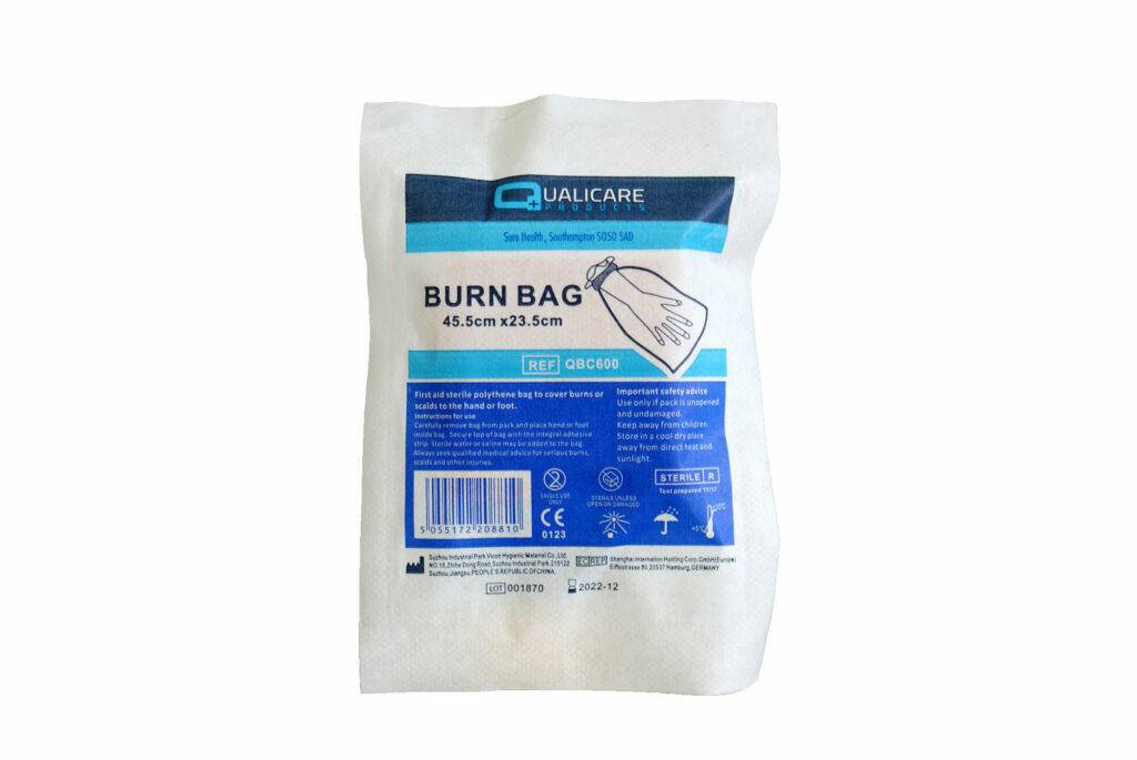 Burn Bag - Sterile Bag to Cover Burns to Hands or Feet – UKMEDI